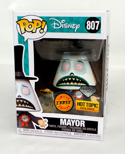 Funko Pop! Nightmare Before Christmas Diamond Mayor CHASE Hot Topic Ex ...