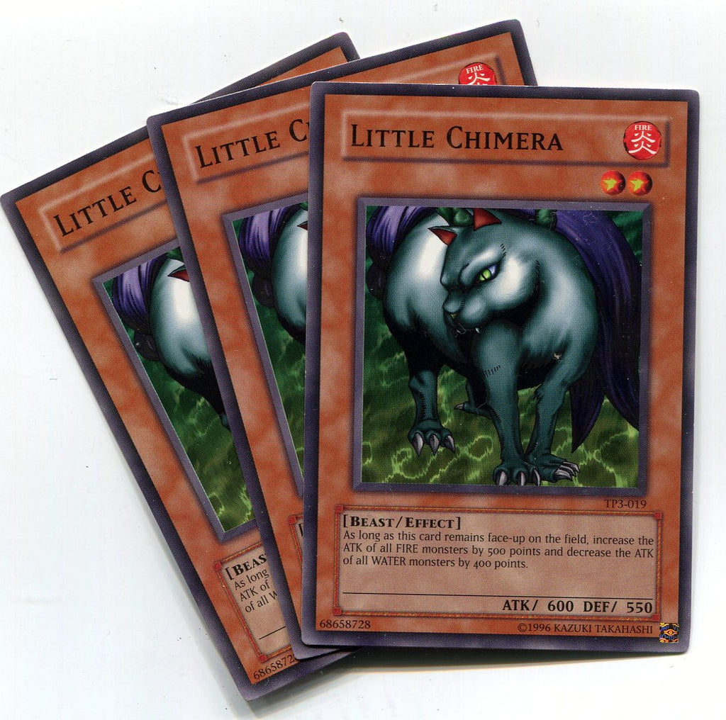 YuGiOh Little Chimera x3 promo TP3-019 Yu-Gi-Oh MINT – redrum comics
